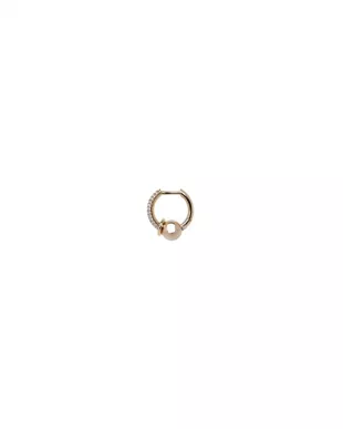 Rainbow K - Mini Piercing Hoop with Diamonds