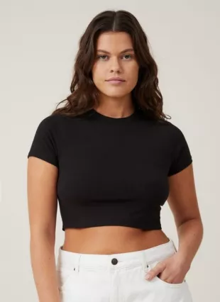 Cotton On - Micro Crop Tee