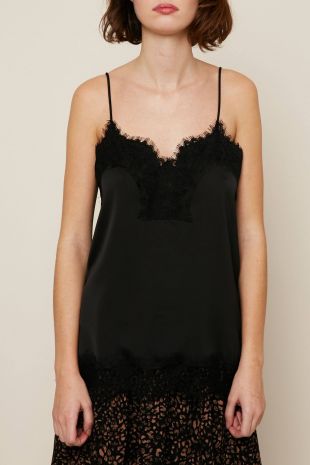 School Rag - Top empiècement dentelle