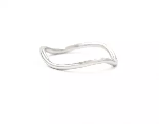 bondeye - Solid Gold Wave Ring