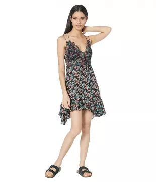 Free People - Adella Printed Mini Slip