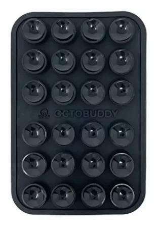 Octobuddy - Silicone Suction Case in Black
