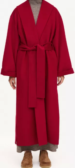 By Malene Birger - Trullem Wool Coat in Jester Red
