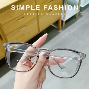 Waroomhouse - Eyeglasses Solid Construction UV-Resistant PC Blue Light ...