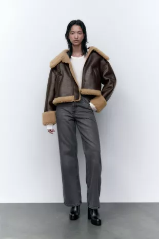 Zara - Double Faced Short Jacket