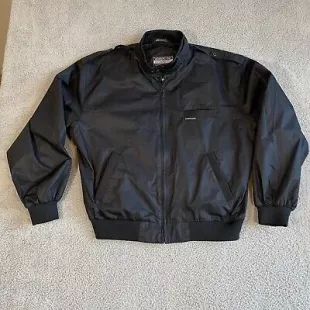 Members Only - Members Only Bomber Windbreaker Jacket Mens Size Large L ...