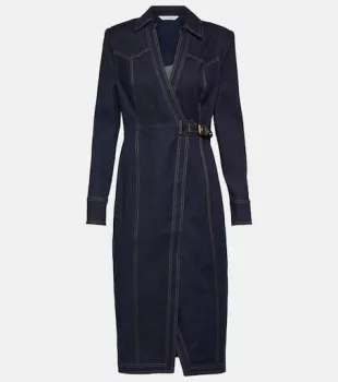 Veronica Beard - Arlington Denim Wrap Dress