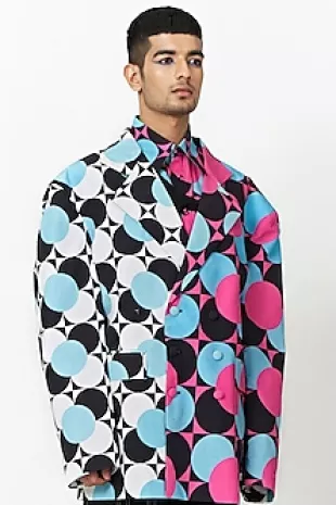 Two Point Two - Wishlist Multi Colored Cotton Digital Printed Jacket