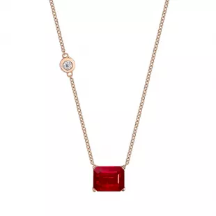 Shay Jewelry - Ruby Solitaire Necklace