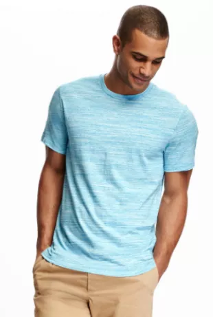 Old Navy - Space Dye Crew Neck Tee