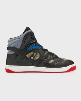 Gucci - Men's Basket GG Supreme High-Top Sneakers