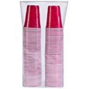 hefty - Hefty Plastic Party Cups (Red, 18 Ounce, 150 Count)