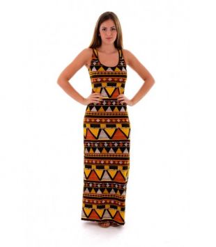 Robe longue aztèque Cinelle Boutique