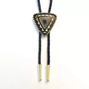 Chevron Triangle Bolo Tie