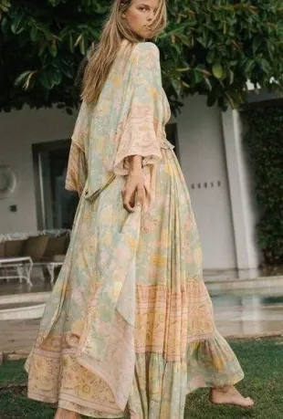 Crusty - Spell Garden Party Butterfly Maxi Robe Size undefined