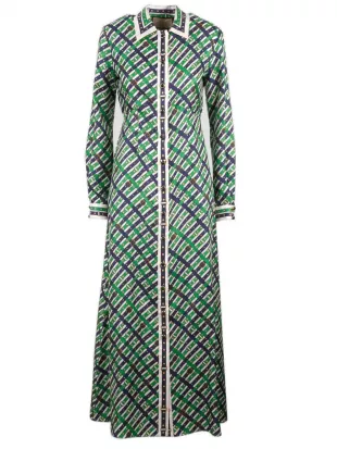 Gucci - Check Printed Dress