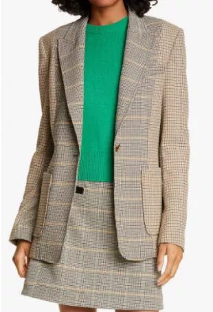 A.L.C. - Plaid Blazer