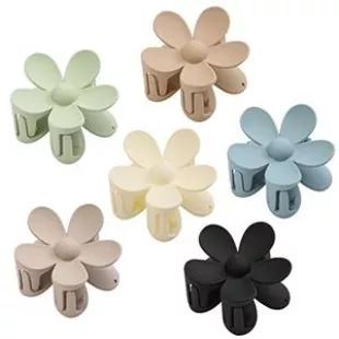 Molizummy - Amazon 6pcs Matte Flower Hair Clips