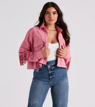 windsor - Cropped Shacket