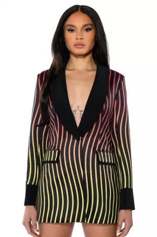 akira - Stripe Blazer
