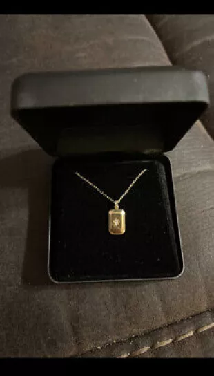Shygems - Where Is Love Emerald Cut Pendant Necklace - 18K Yellow Gold ...