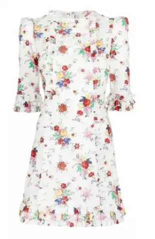 The Vampire's Wife - The Cate Floral Mini-Dress