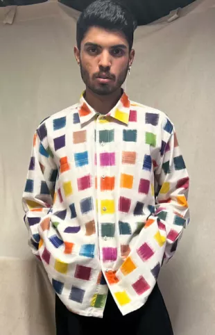 Nor Black Nor White - Keep It Classic Ikat Shirt