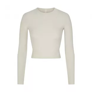 skims - Soft Lounge Long Sleeve Crop Top