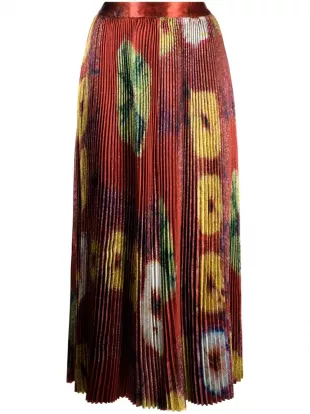 Ulla Johnson - Rami High-waisted Pleated Skirt