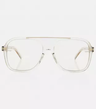 Saint Laurent - Aviator Acetate Sunglasses