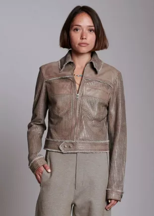 jakett - Hayden Perforated Jacket