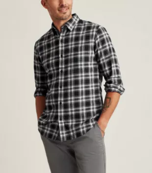 bonobos - Mens Stretch Lightweight Flannel Shirt