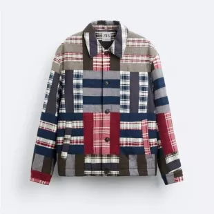Zara - Multicolor Quilt Blanket Patchwork Jacket