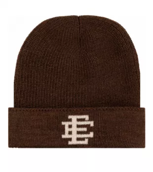 Eric Emanuel - Brown & Ivory EE Beanie