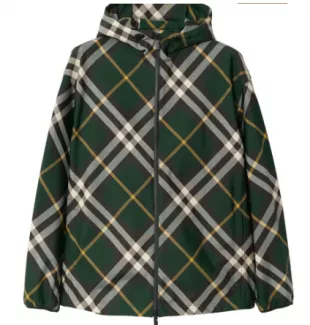 Burberry - Hooded Check Jacket
