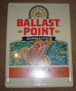 Ballast Point - BALLAST POINT Sculpin ipa METAL TACKER SIGN craft beer ...