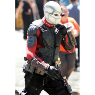 UKCOLLECTIONZ - Will Smith Suicide Squad Deadshot Leather Jacket