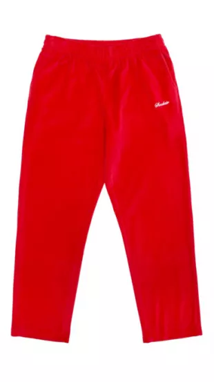 Sinclair Global - Red Velour Easy Pants