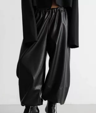The Frankie shop - Briar Faux Leather Balloon Pants