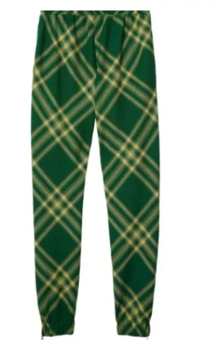 Burberry - Wool Check Sweatpants