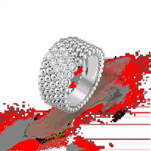 Van Cleef & Arpels - Perlee Diamants 5 Row Ring