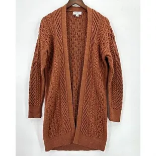 NILI LOTAN - x Target Women Rust Cableknit Cardigan
