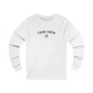 TZshirts - Chandler Bing Think Snow Long Sleeve Tee | Chandler Bing ...