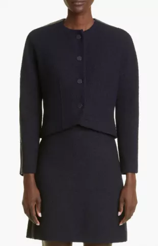 St John - Textured Tweed Jacket