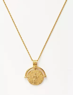 missoma - Lucy Williams Roman Arc Coin Necklace