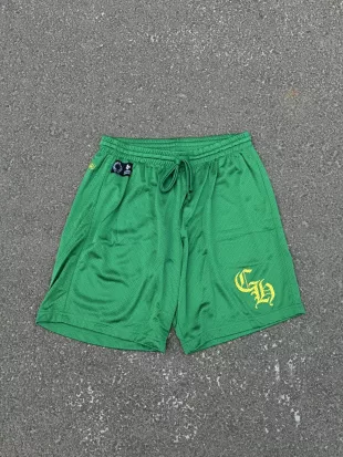 Chrome Hearts - Green Yellow Mesh Shorts