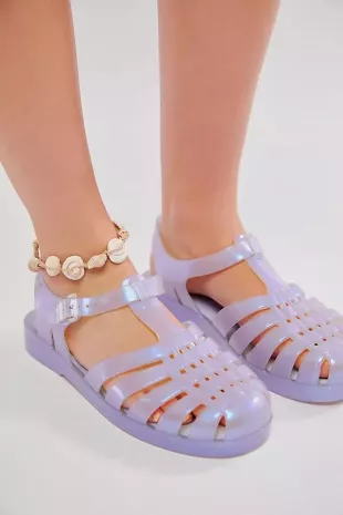 melissa - Possession Jelly Fisherman Sandal in Pearly Blue