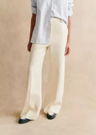 Sézane - Matheo Trousers in Ecru