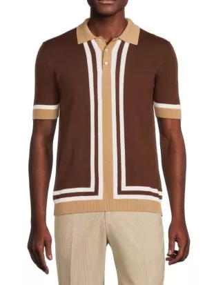 Max N Chester - Racing Striped Polo