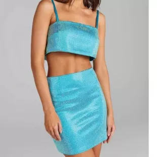 nadine merabi - Cleo Aqua Set